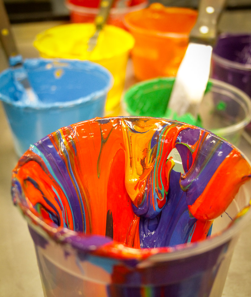 Plastisol Inks - blue moon screen print